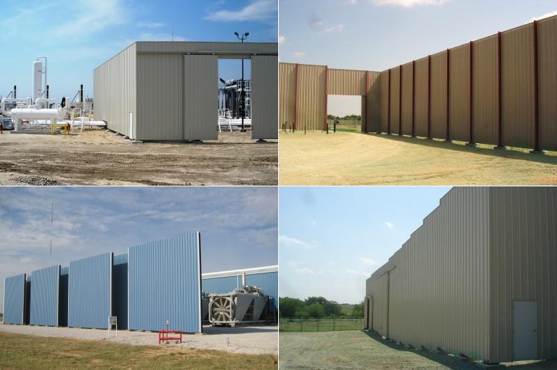 Permanent Compressor Sound Walls - Drilling Noise Control