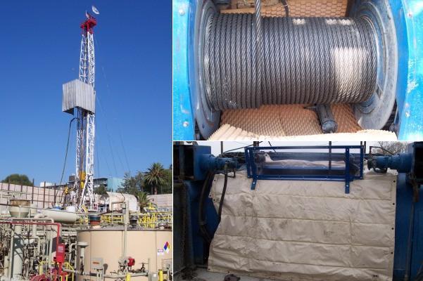Rig Floor & Substructure Sound Blanket Panels - Drilling Noise Control